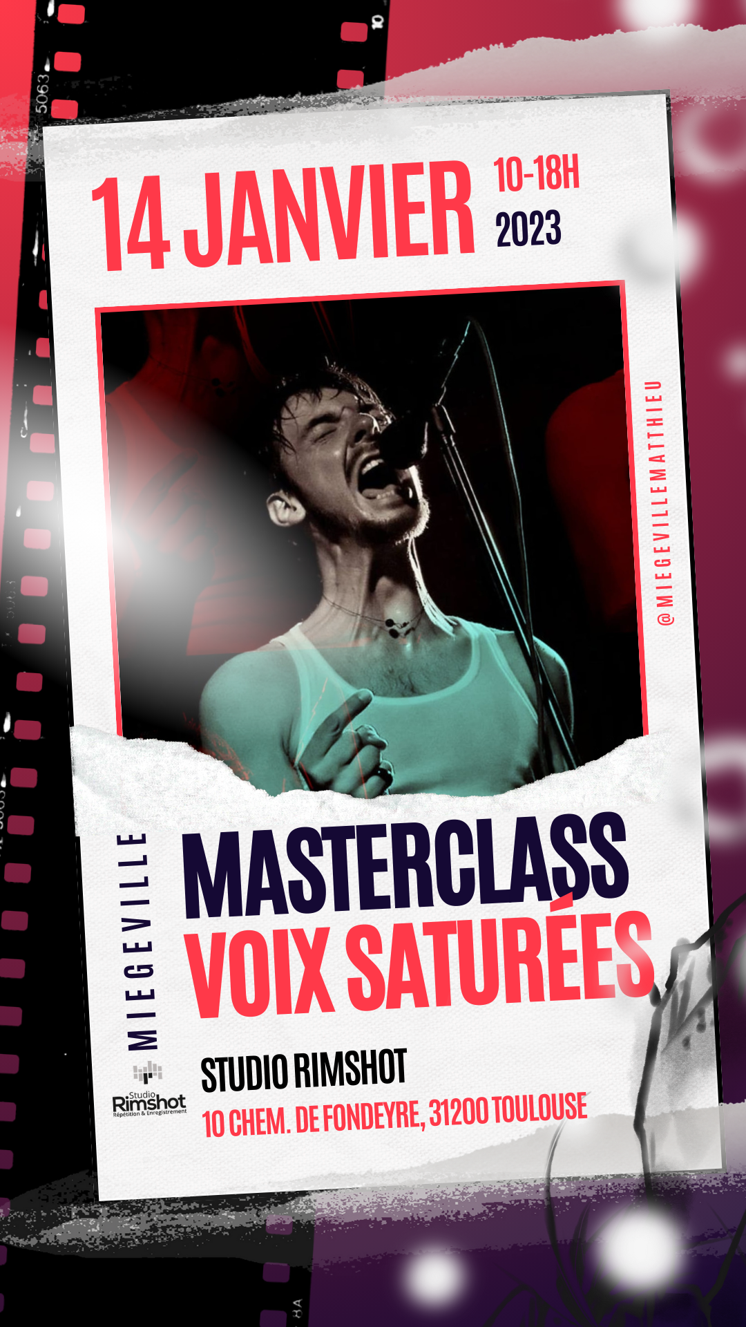 Masterclass // Matthieu Miegeville // Les chants saturés | Studio Rimshot